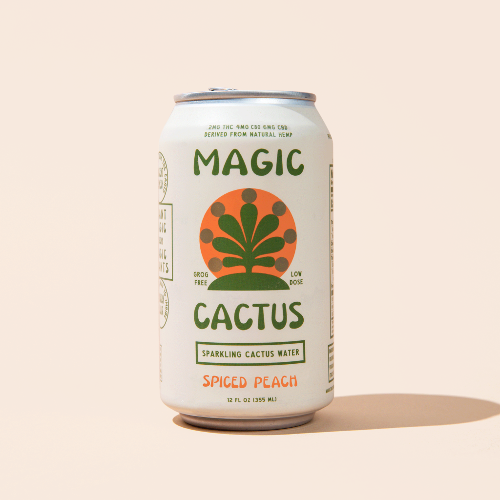 Magic Cactus | Low-Dose Delta 9 THC + CBD + CBG Sparkling Cactus Water ...